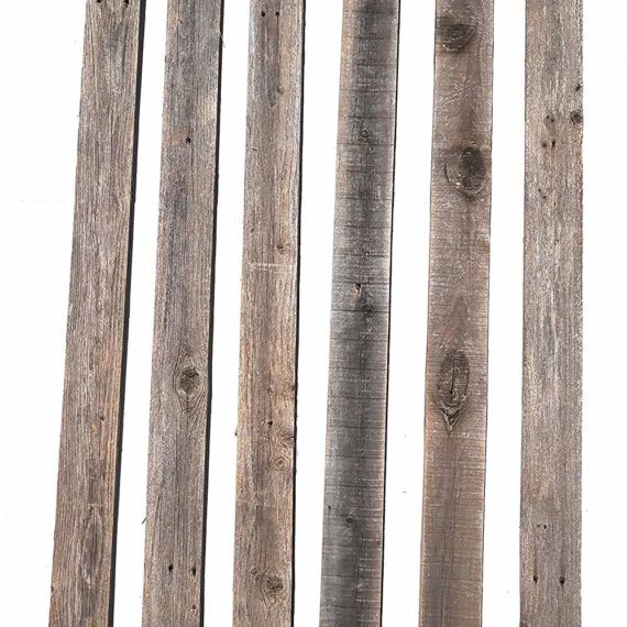 Rustic Weathered Reclaimed Wood Planks for DIY Crafts, Projects and ...