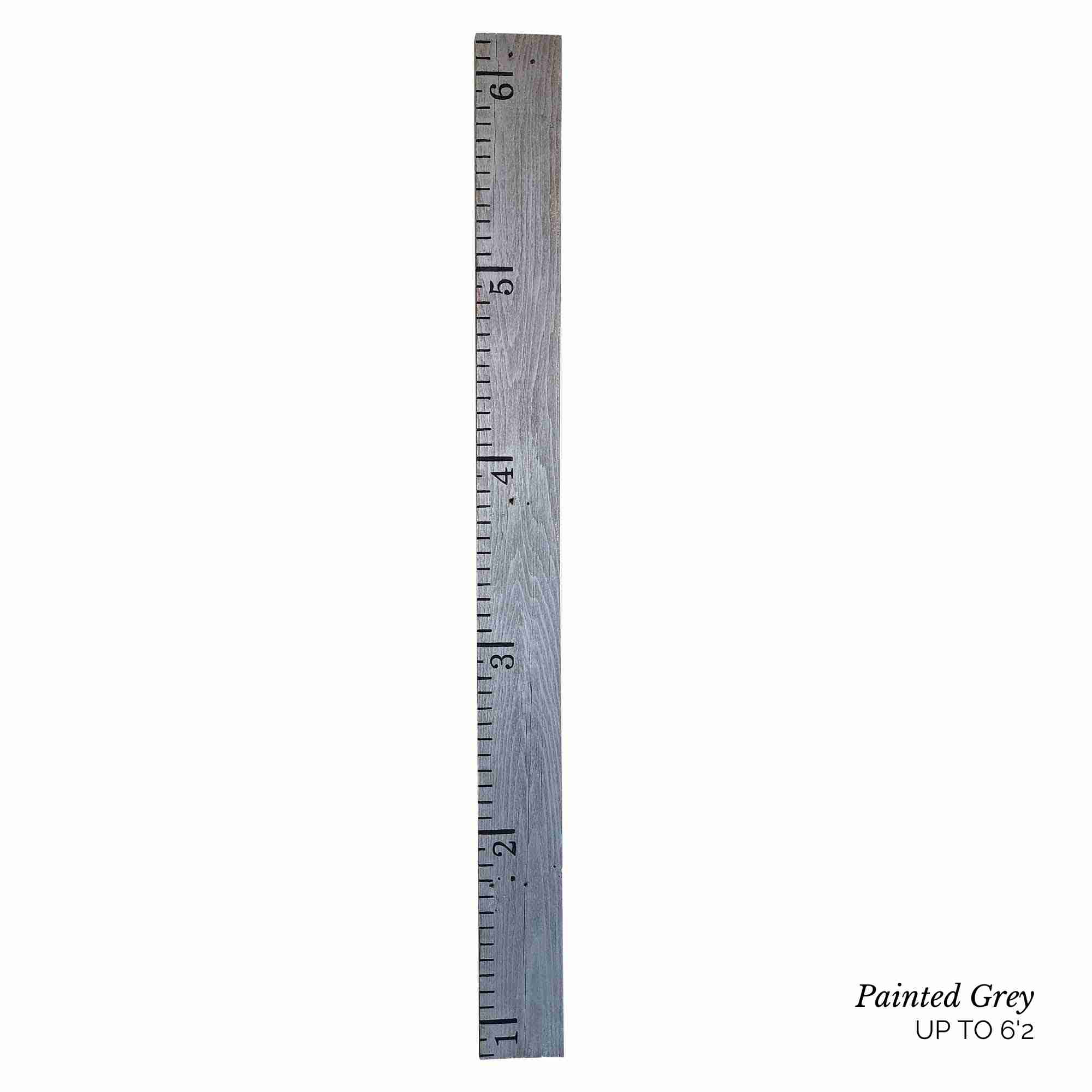 Growth Chart for Kids - Hand Painted - No Vinyl (Painted Grey) - Rockin ...