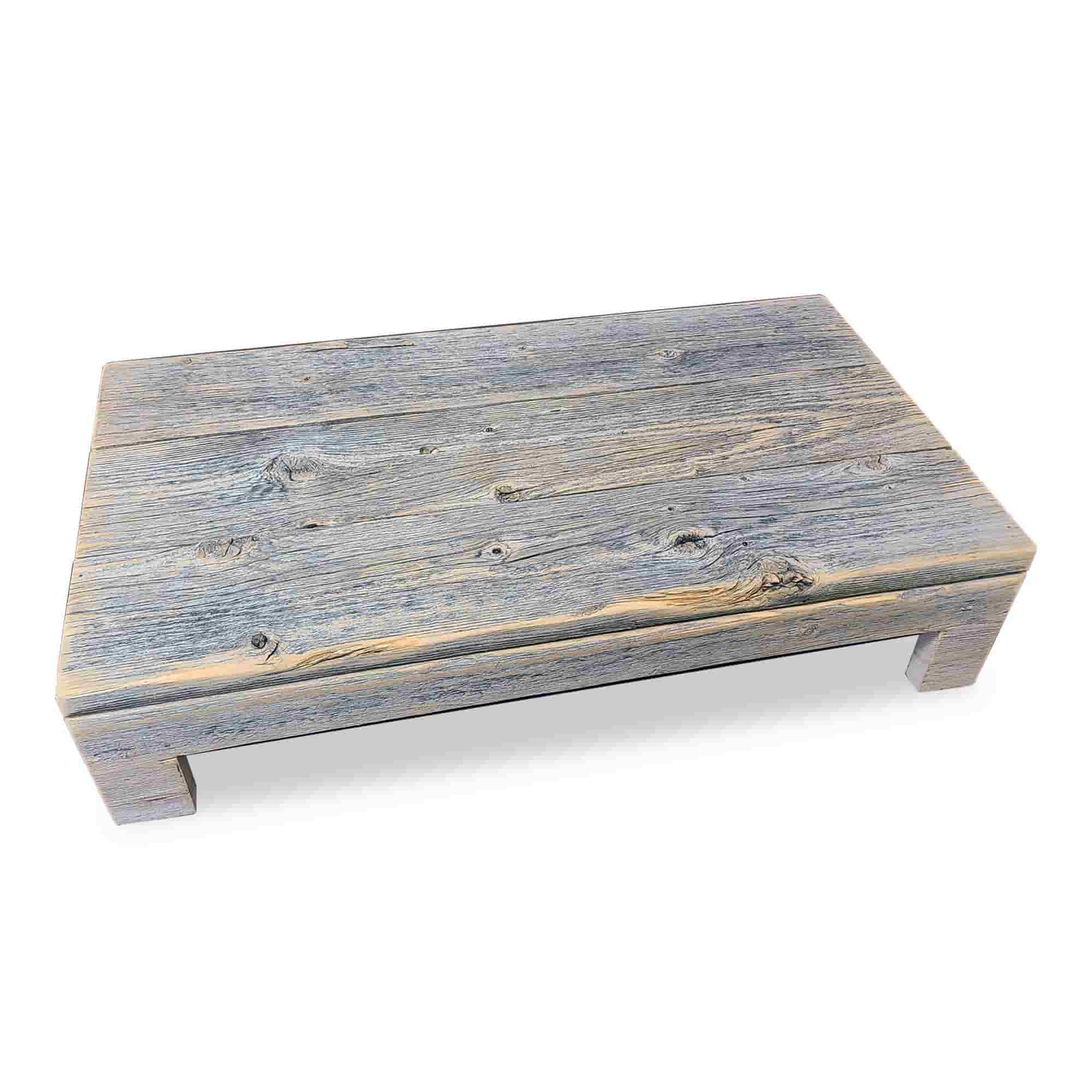 Rockin' Wood Rustic Barn Wood Style Riser Stand Made From Reclaimed ...