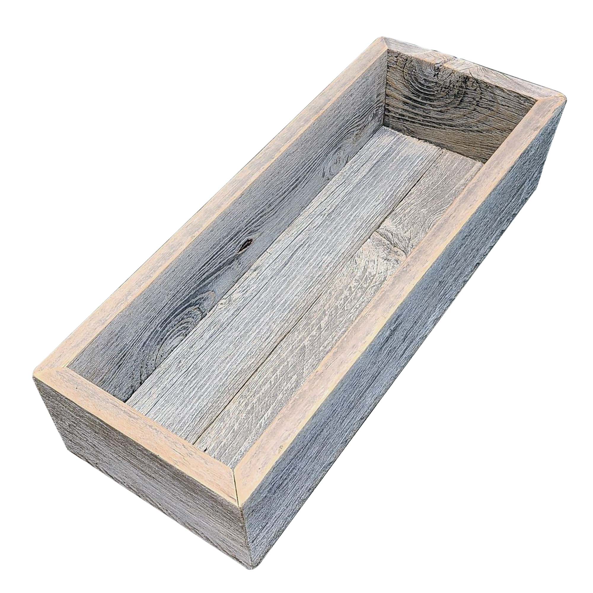 Recycled Wood Centerpiece Box DIY Wooden Centerpiece Box-{From ONE