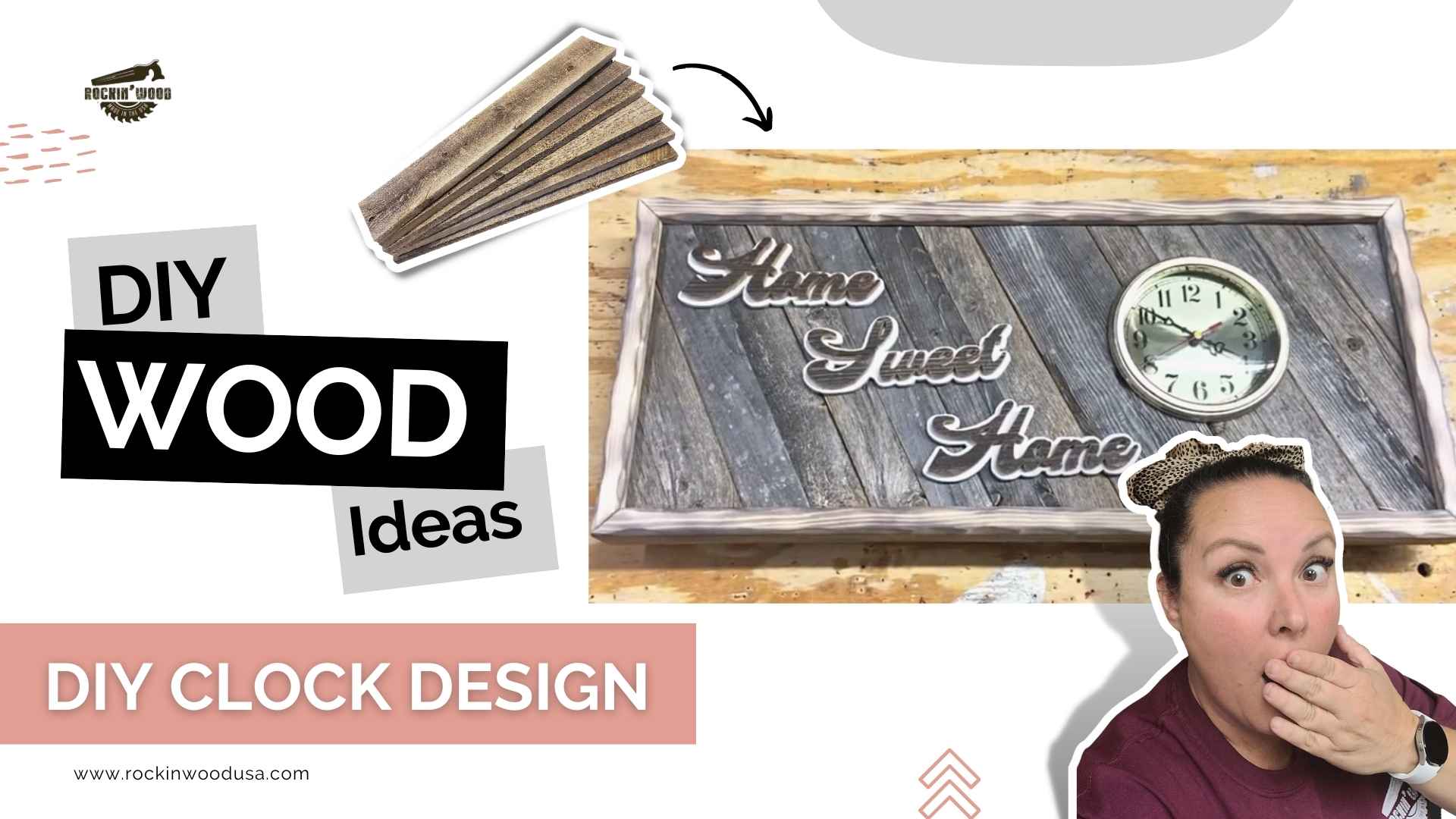 DIY Beautiful Rustic Clock Design | DIY Wood Idea