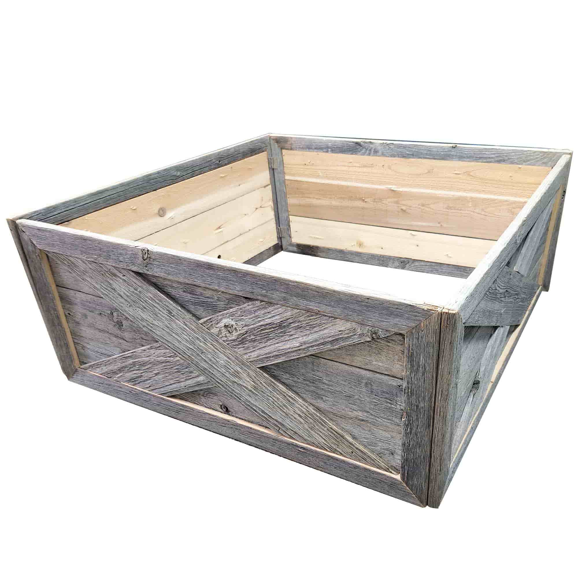 Barnwood Christmas Tree Box - Tree Collar décor