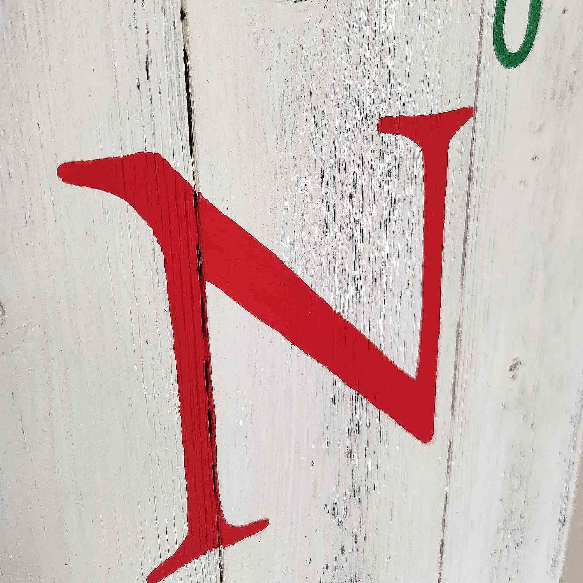 Feliz Navidad Sign - Vertical (5 Ft.) for Front Door or Porch Letrero ...