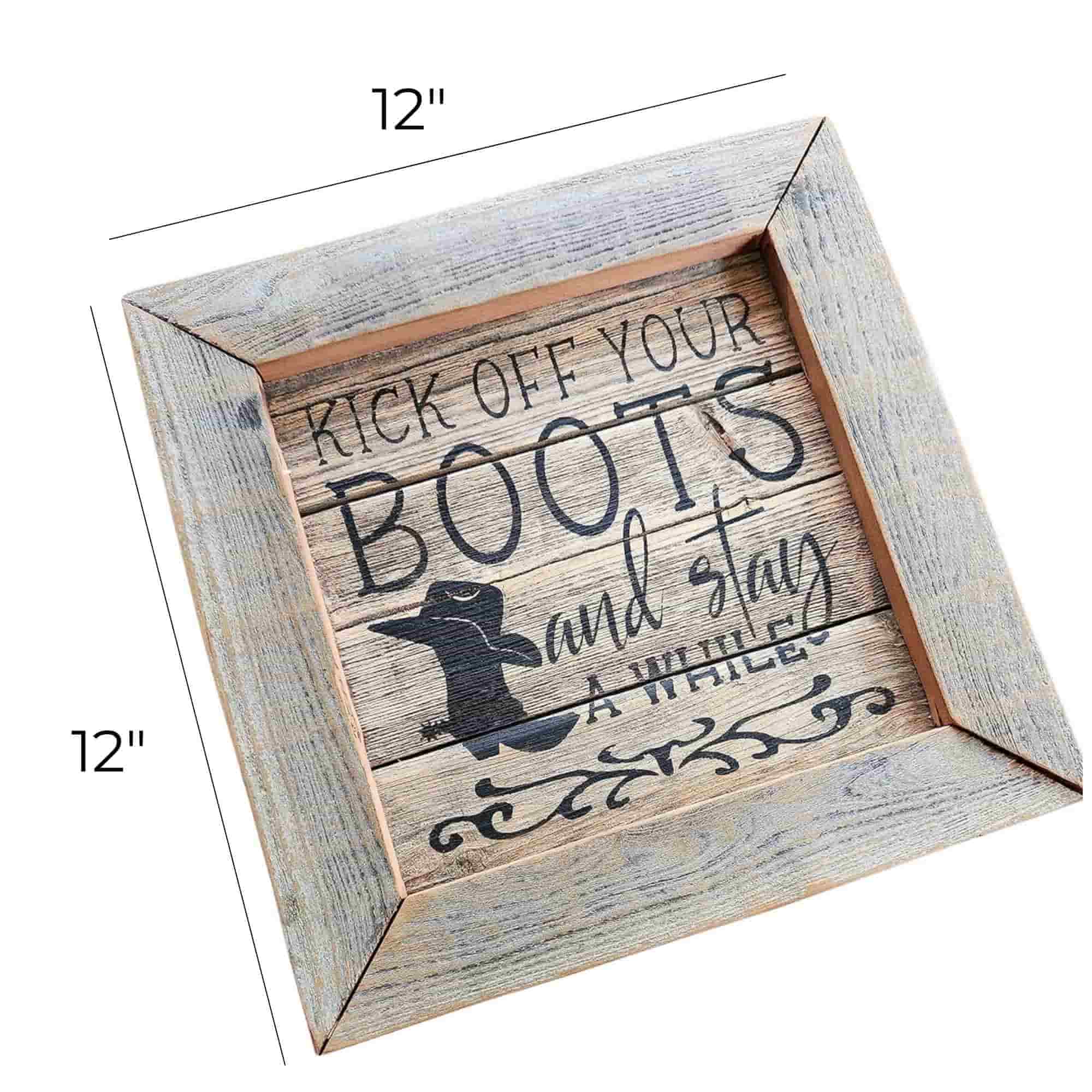 Framed Blank Sign Made from Reclaimed barn Wood (2 Pack) - Rockin' Wood
