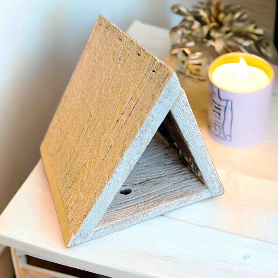 Rustic Book Stand made from Reclaimed Wood (Plain/Customized) - Rockin ...