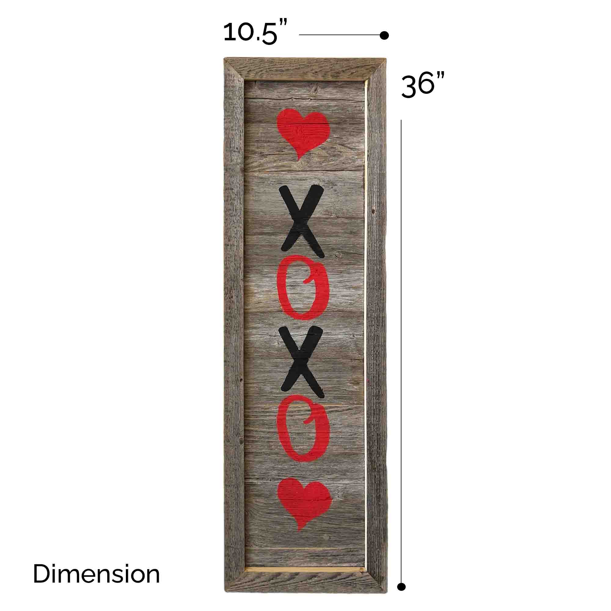 XOXO Sign (Valentine's Day Sign) - Rockin' Wood