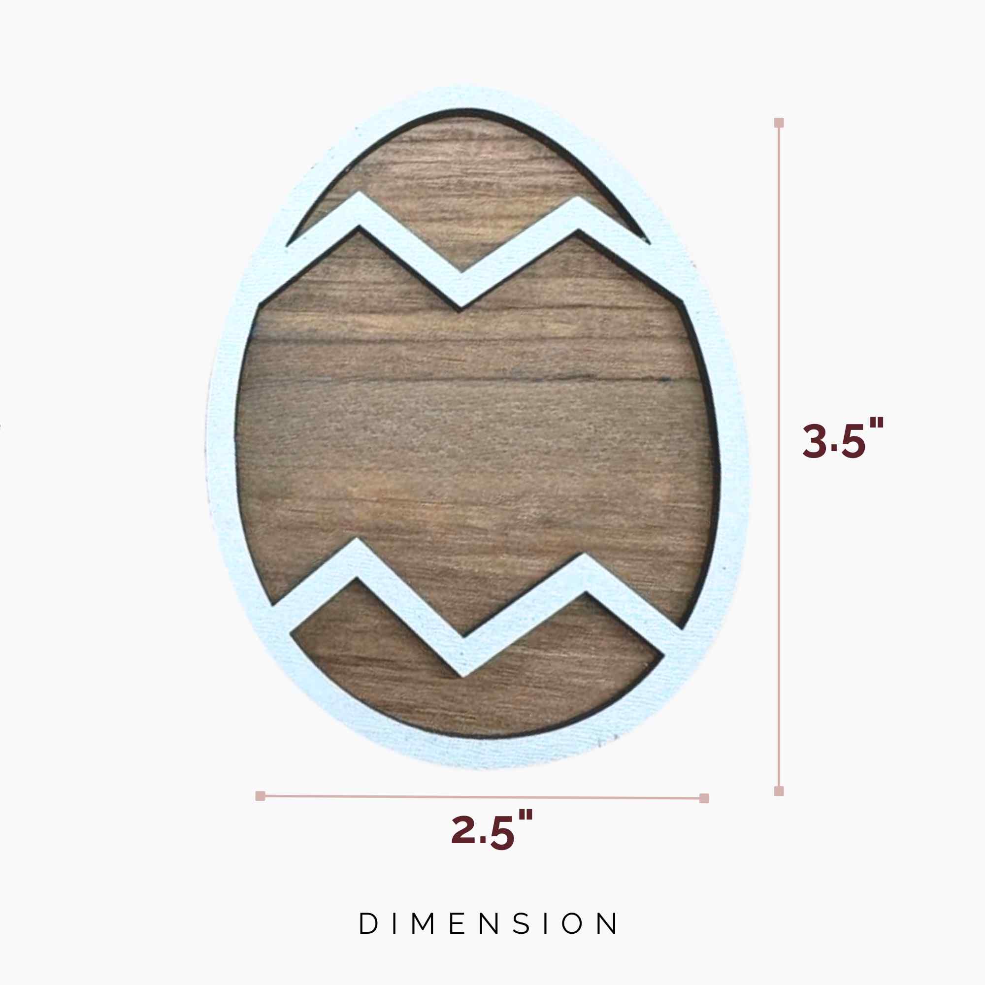 Customized Easter Egg Place Settings (2 Piece Wood Stand Display Set ...