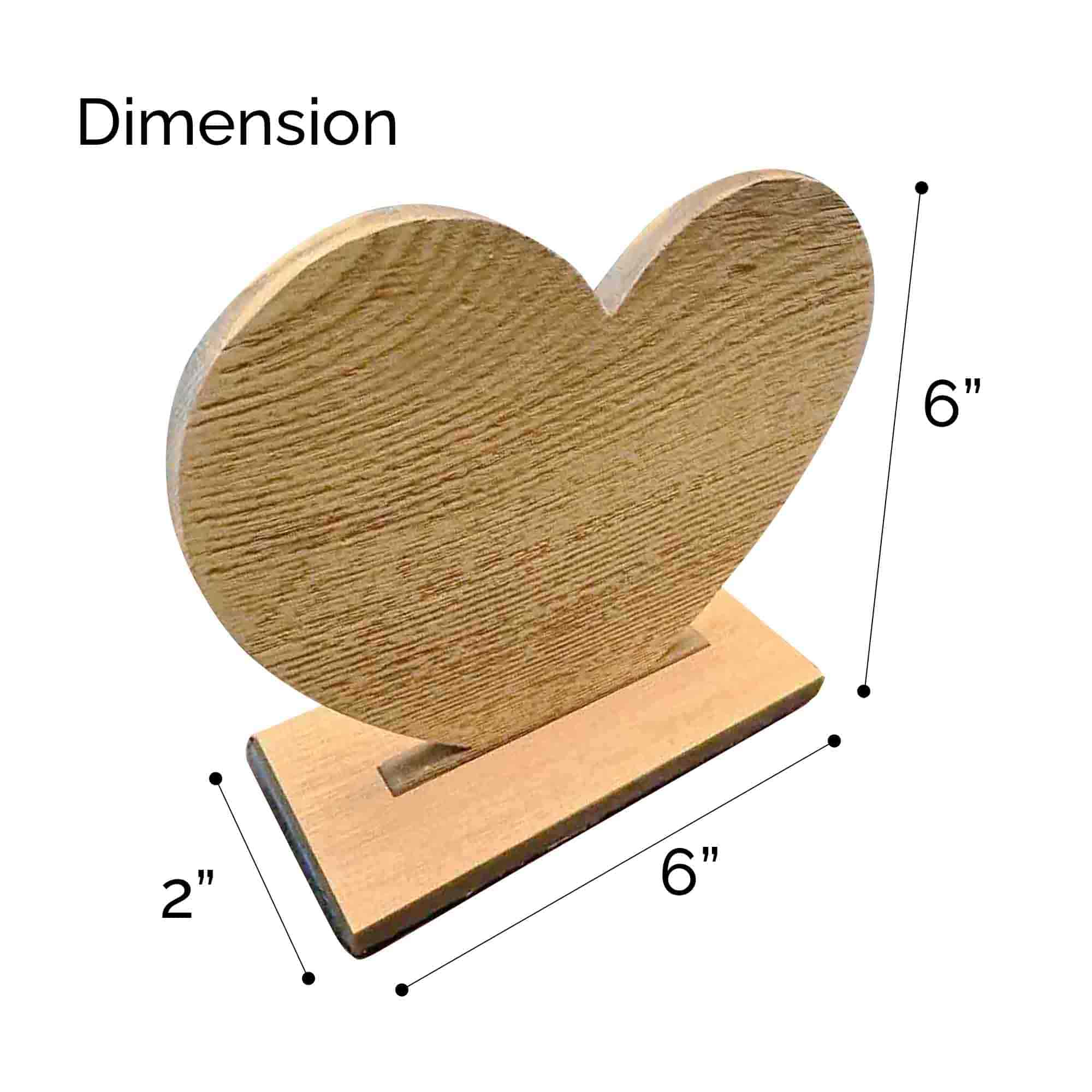 Customized Wood Heart Cutout Stand with Couple's names or any word ...